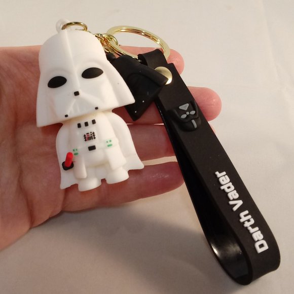 Accessories | Darth Vader White Night Star Wars Key Chain Key Ring ...